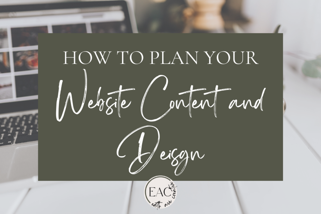 How to plan a strategic website and organize the content - Edith Ave ...